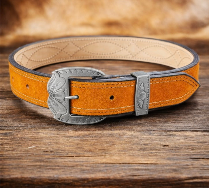 Hideout Suede Collection: Tangerine – Tyler Shupe Leather